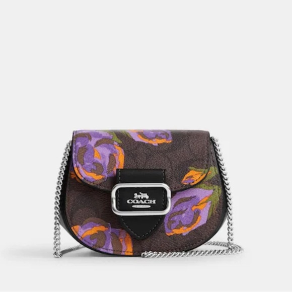 Coach | Bags | Morgan Card Case On A Chain In Signature Canvas With ...